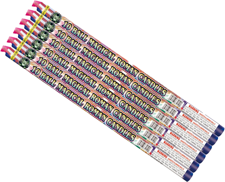 10 BALL ROMAN CANDLE