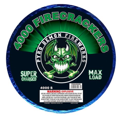 4,000 SHOT FIRECRACKERS