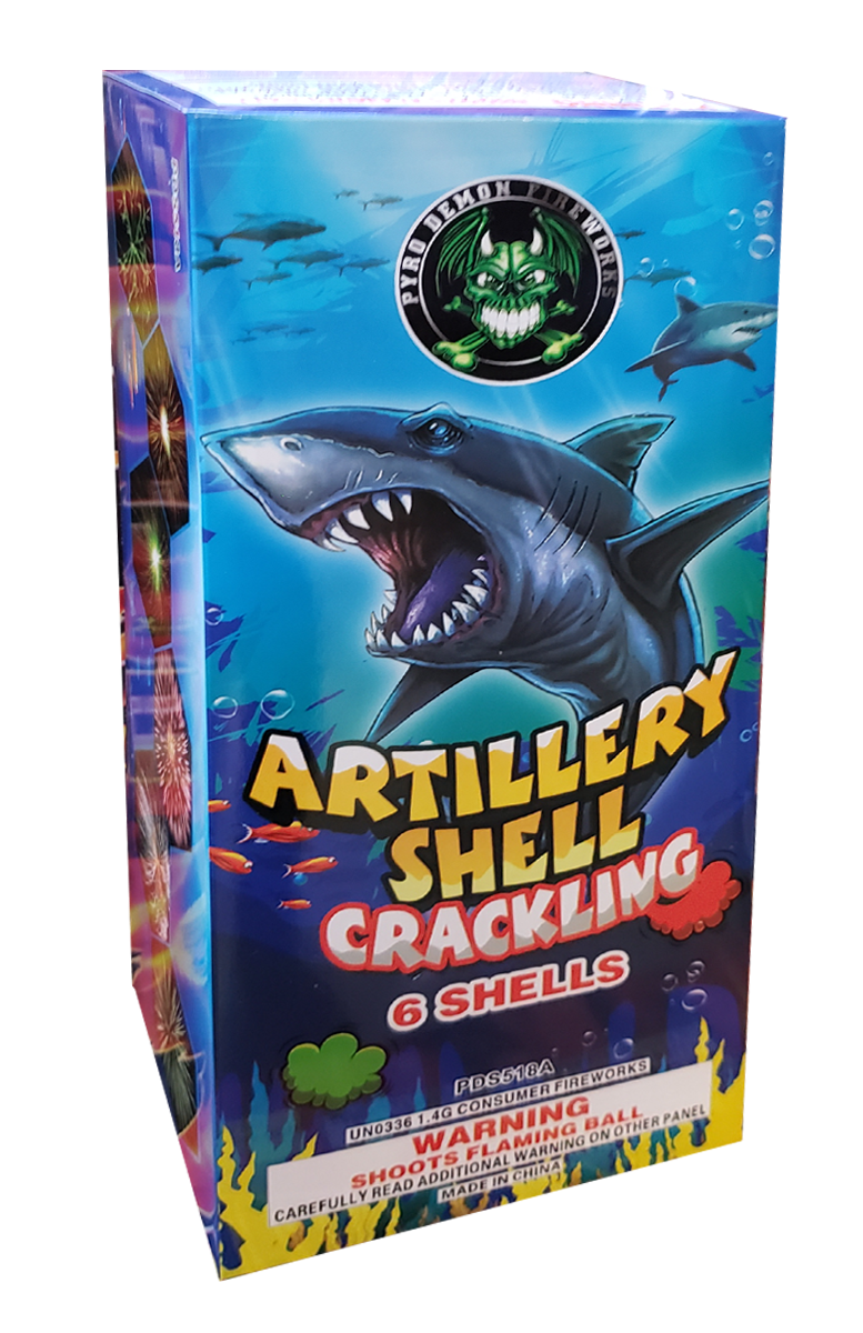 CRACKLING ARTILLERY SHELLS