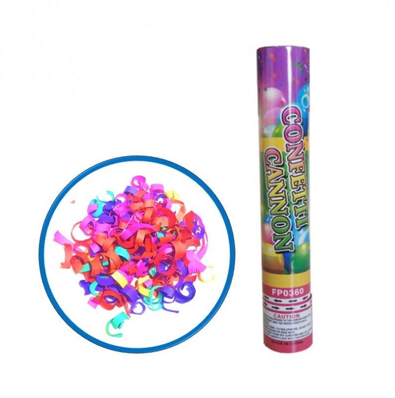 Bada Boom Fireworks > CONFETTI > CONFETTI CANNON 12"